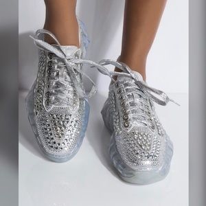 Shoes | Platinum Diamond Sneaker | Poshmark
